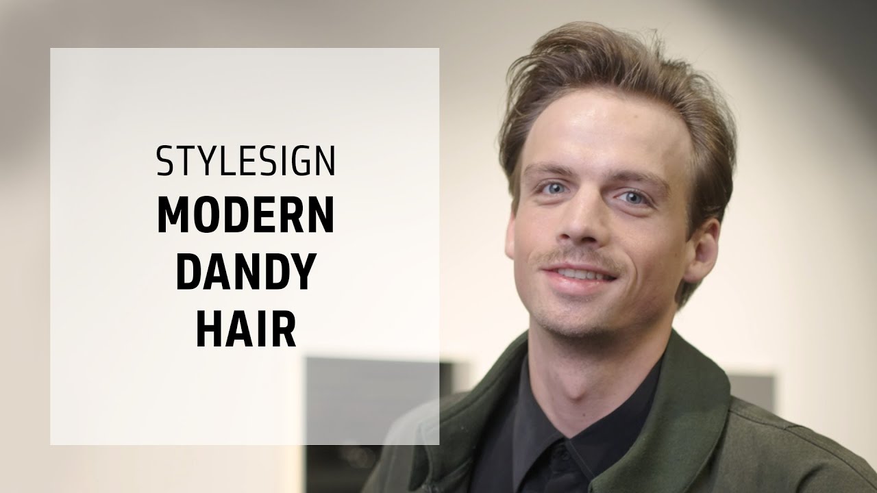 How To: Modern Dandy Men's Hairstyle | StyleSign | Goldwell Education ...