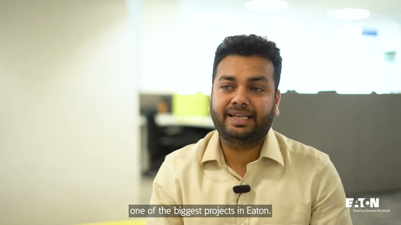 Employee Testimonial - Eaton India Innovation Center - YouTube