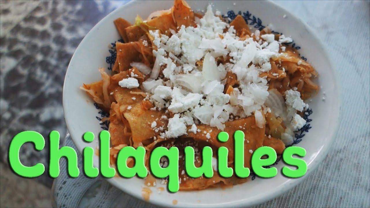 Como hacer chilaquiles rojos - YouTube