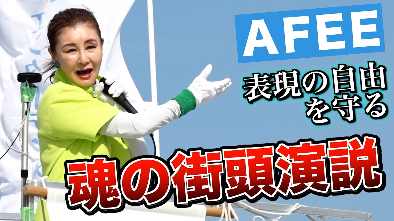 コミケ魂の街頭演説【表現の自由】AFEE - YouTube