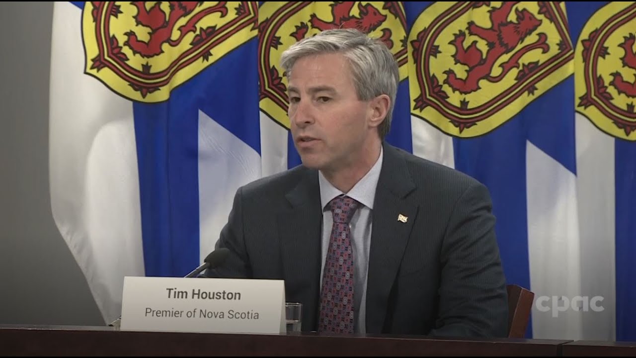 Nova Scotia Premier Tim Houston comments after cabinet meeting ...