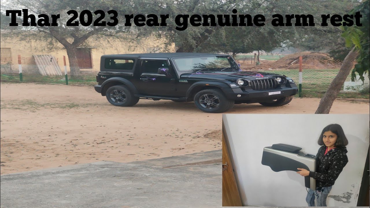 Thar 2023 genuine rear arm rest || thar 4×2 || genuine accessories ...