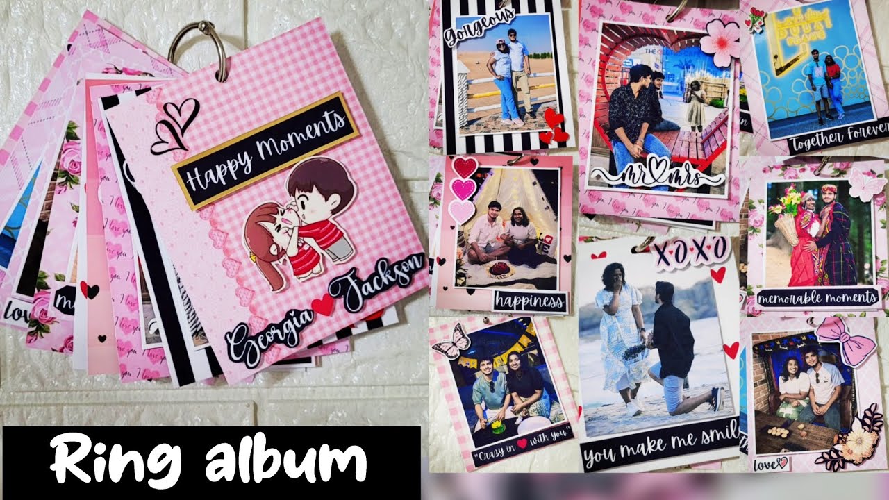 customised Ring album ️ | Gift ideas🎁 | budget friendly | polaroid ...