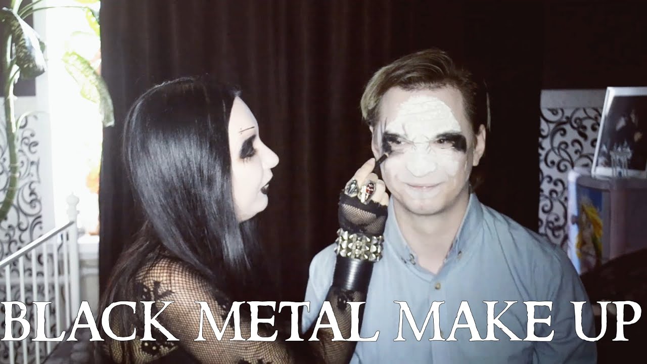 БЛЕК МЕТАЛ МАКИЯЖ / BLACK METAL MAKE UP - YouTube