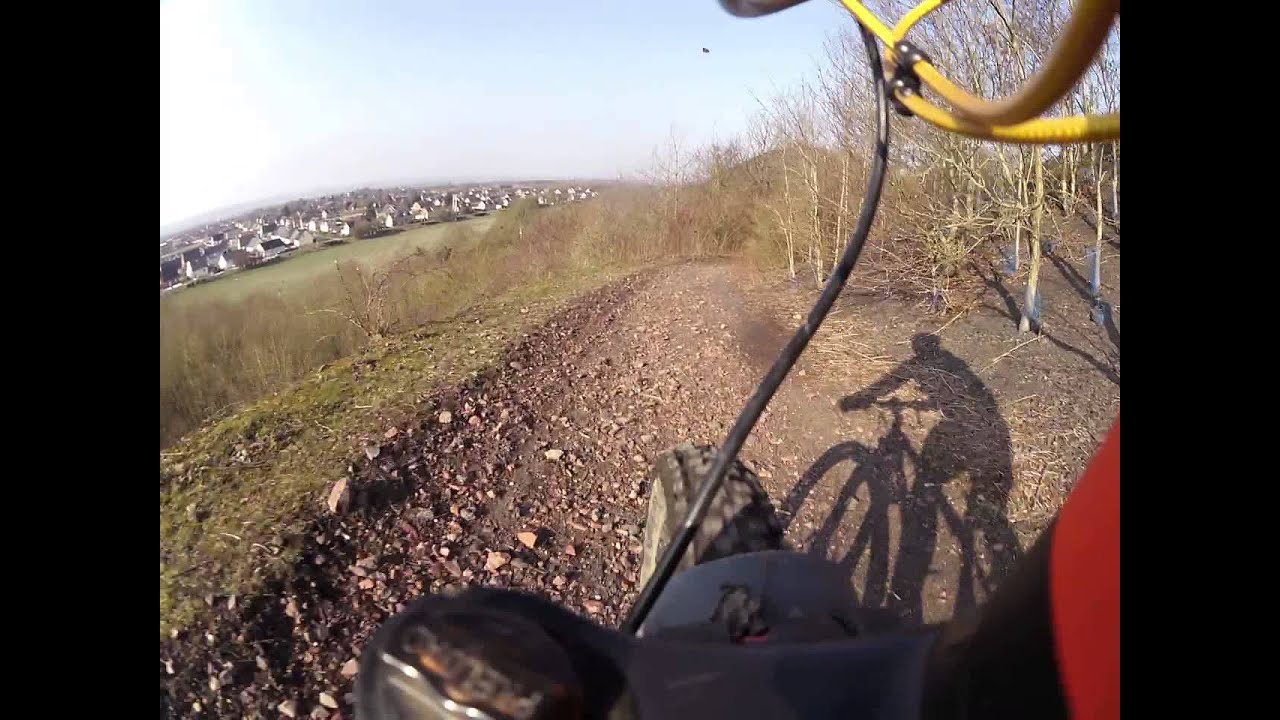 Descente VTT Terrils Grenay - YouTube