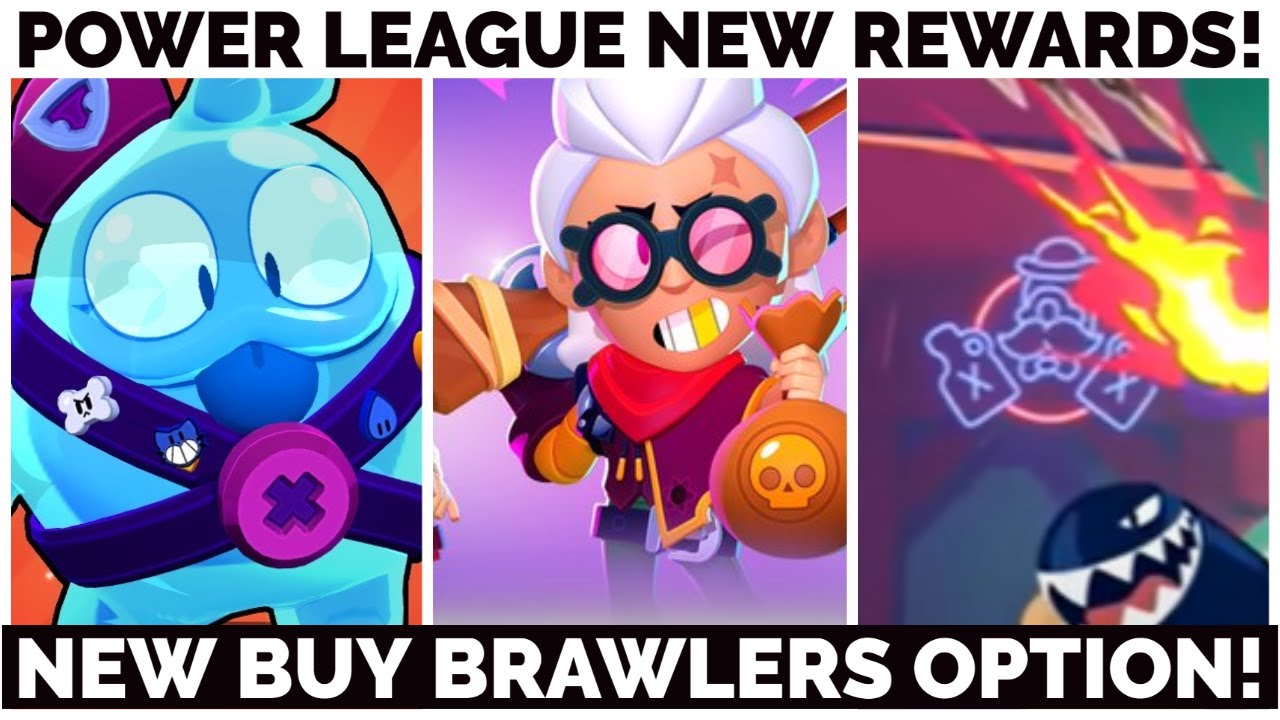 POWER LEAGUE NEW ICON REWARDS! - BUY BRAWLERS OPTION? - APRIL UPDATE ...