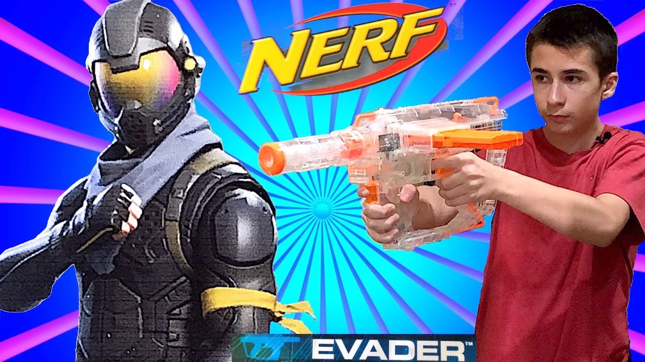 Fortnite Challenge with the new Nerf Modulus Ghost Ops Evader - YouTube
