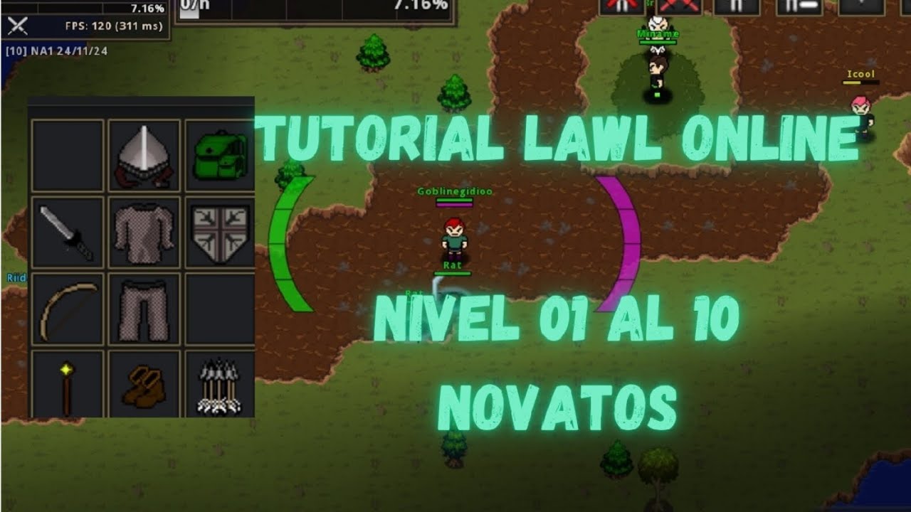Guia para Novatos nivel 1 al 10 en Lawl Online. Tutorial Lawl Online ...