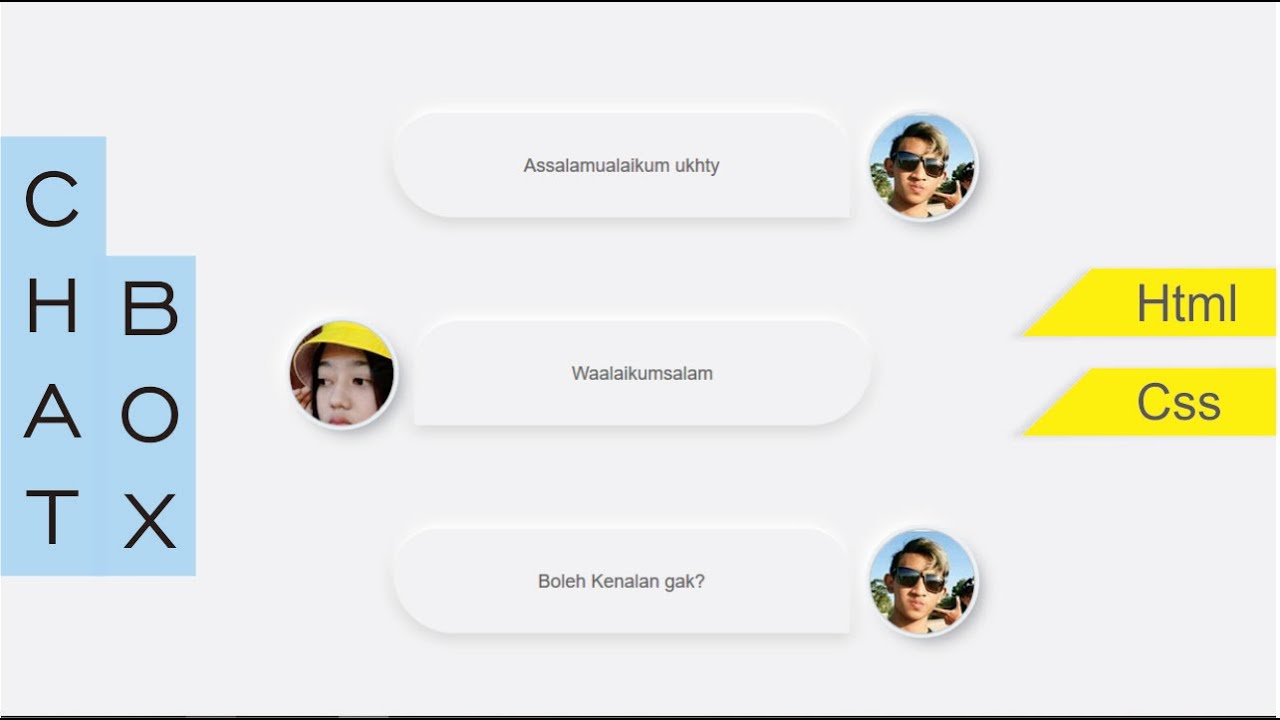 Modern Chat Box & Animate On Scroll | HTML CSS & AOS LIBRARY - YouTube