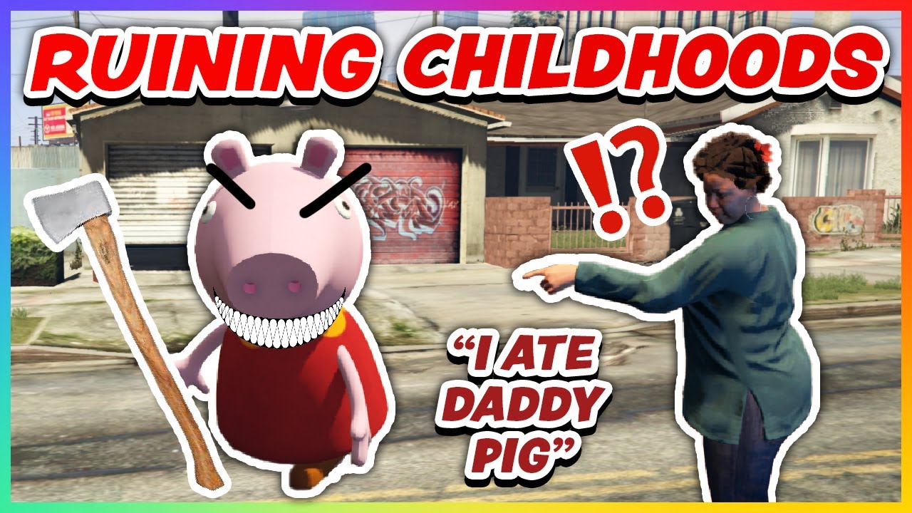 the REAL Peppa Pig... | GTA 5 RP - YouTube