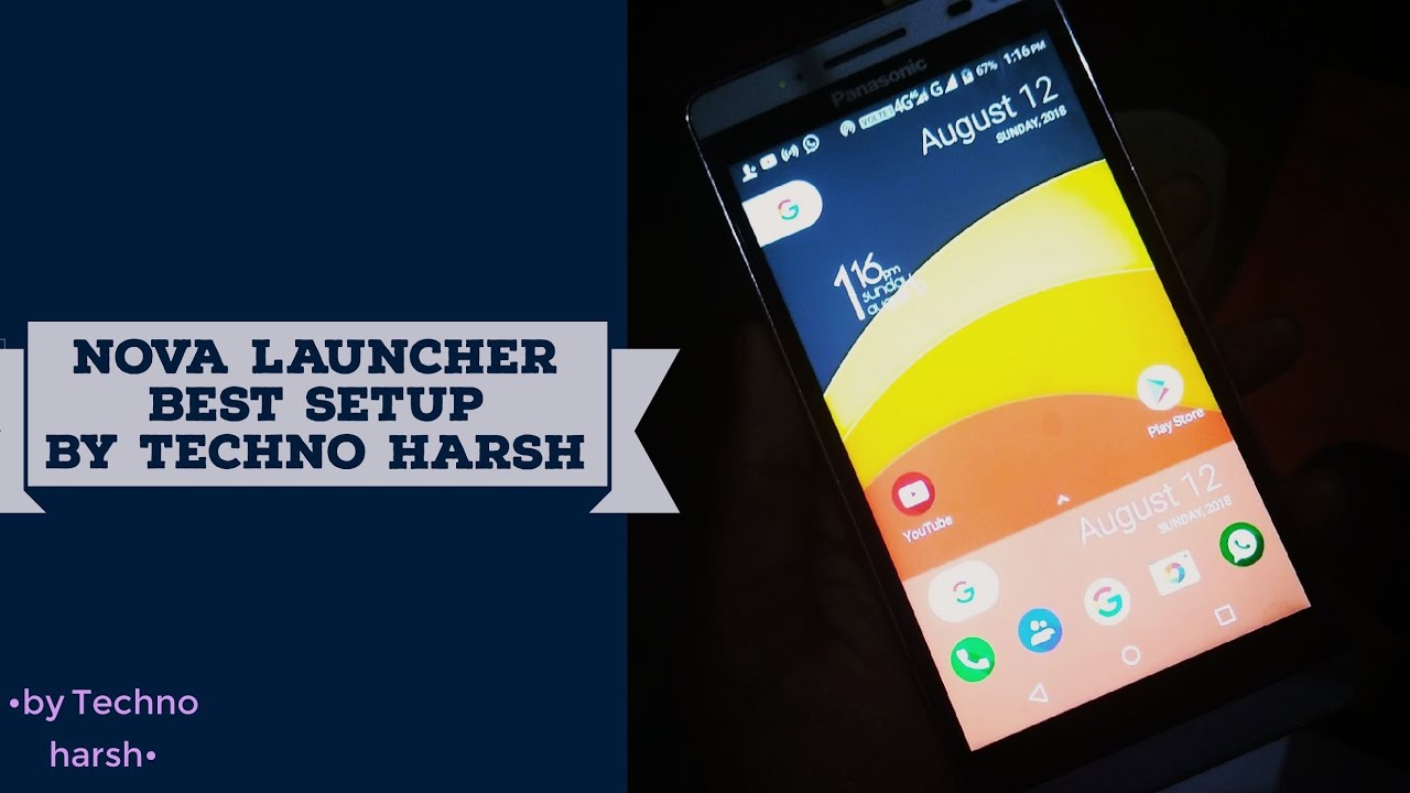 Nova launcher best customization (setup) ||techno harsh|| - YouTube