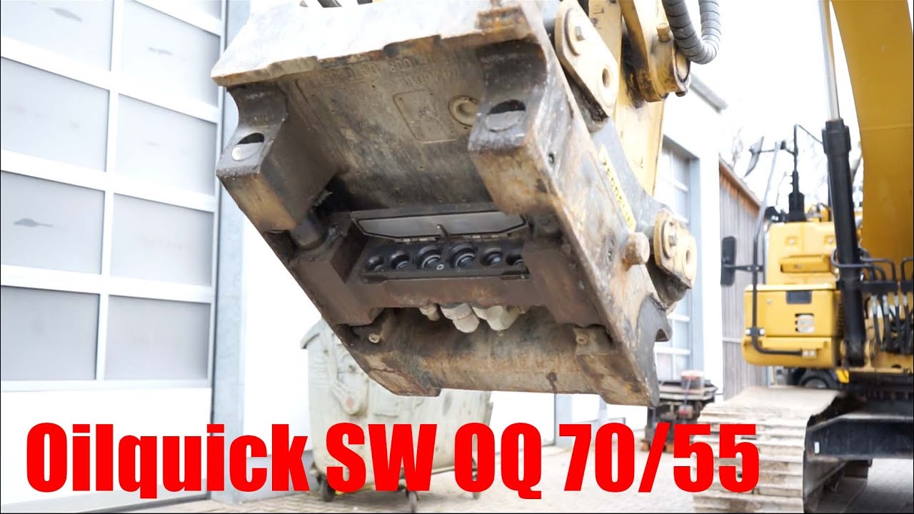 Nie wieder aus dem Bagger aussteigen müssen! OilQuick Schnellwechsler OQ 70/55 Erklärvideo - YouTube