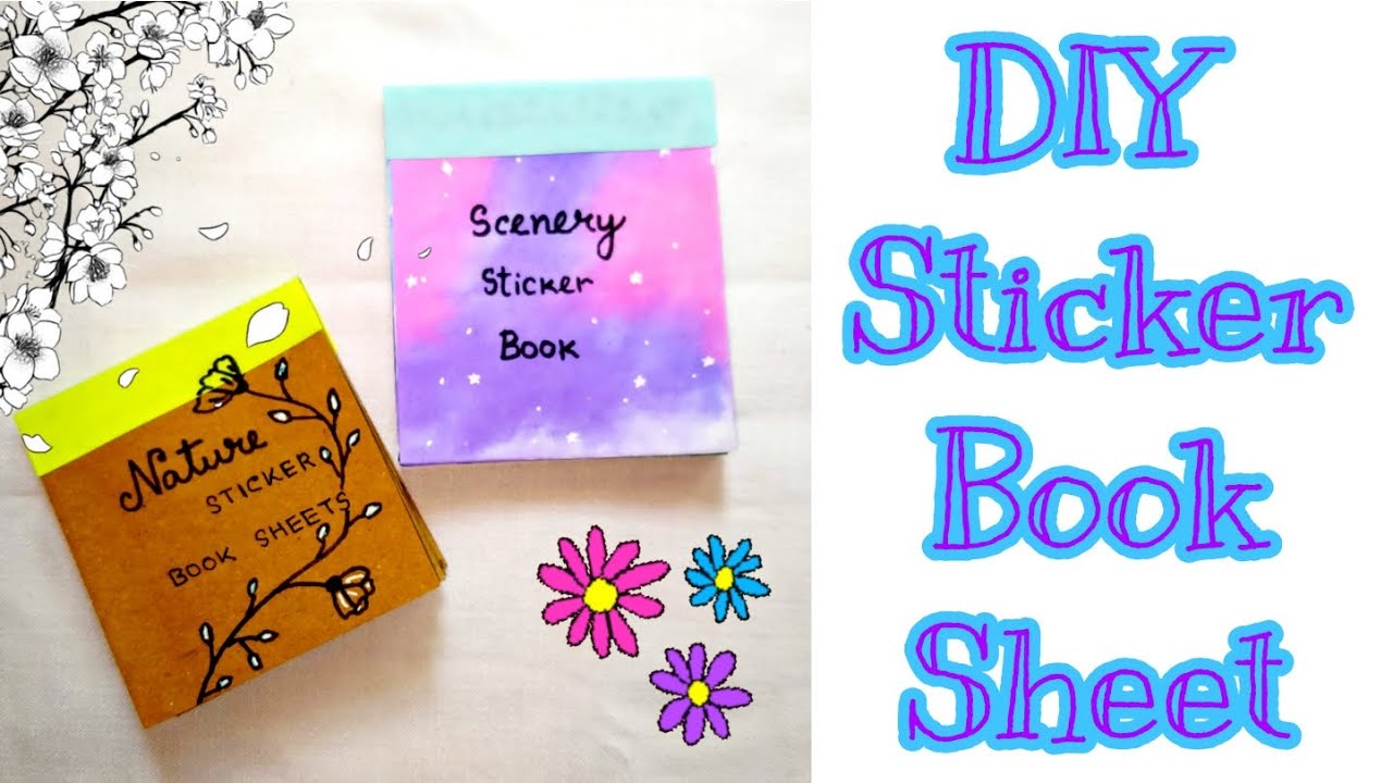 DIY Nature and Scenery Sticker Book Sheets for Journal | DIY journal ...