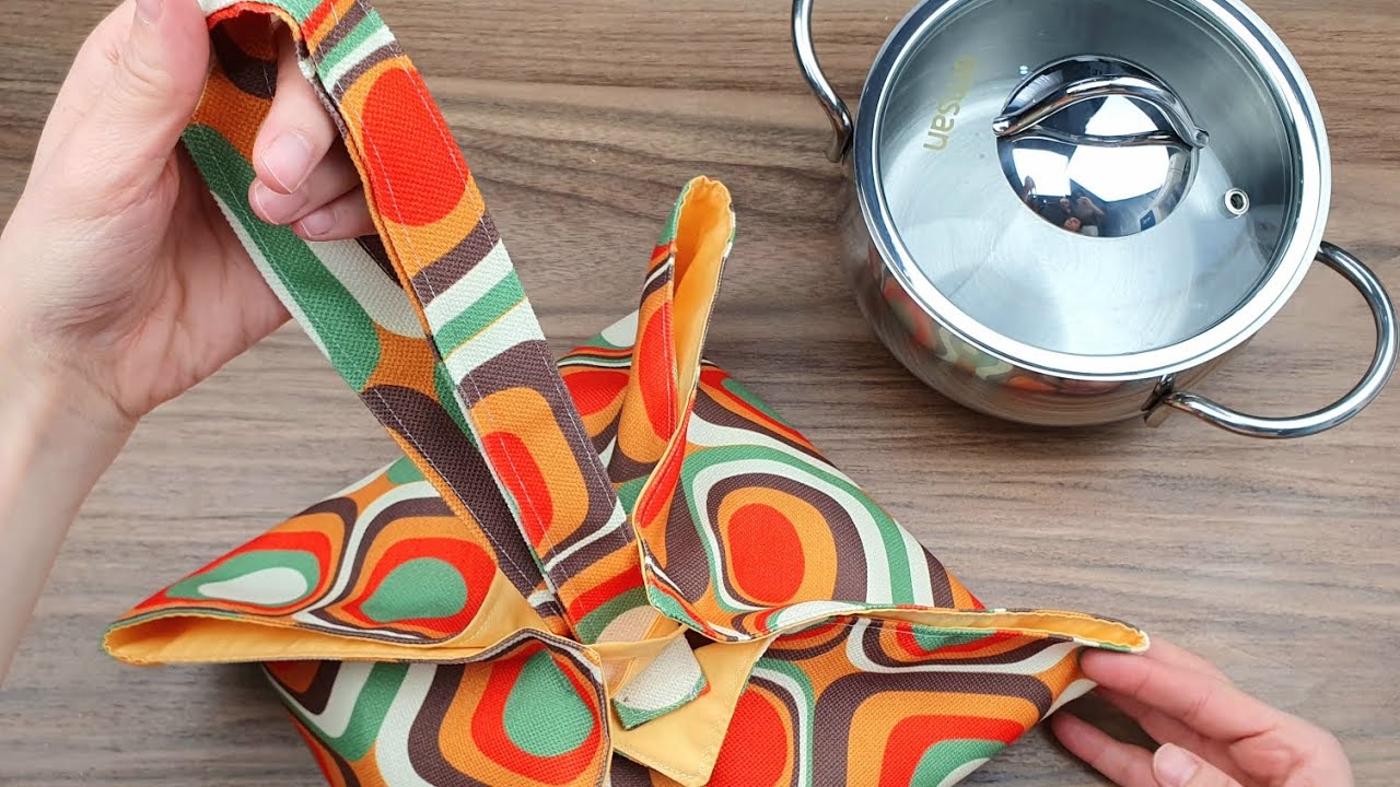 This pot cover is so easy to make that even beginners can sew it easily ...
