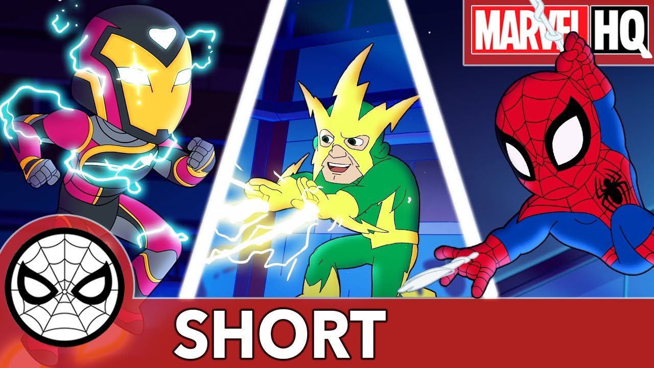 Spidey and Ironheart Short-Circuit Electro! | Marvel Super Hero ...