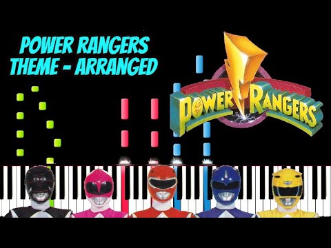Power Rangers Theme (Arranged) - Piano Tutorial - YouTube