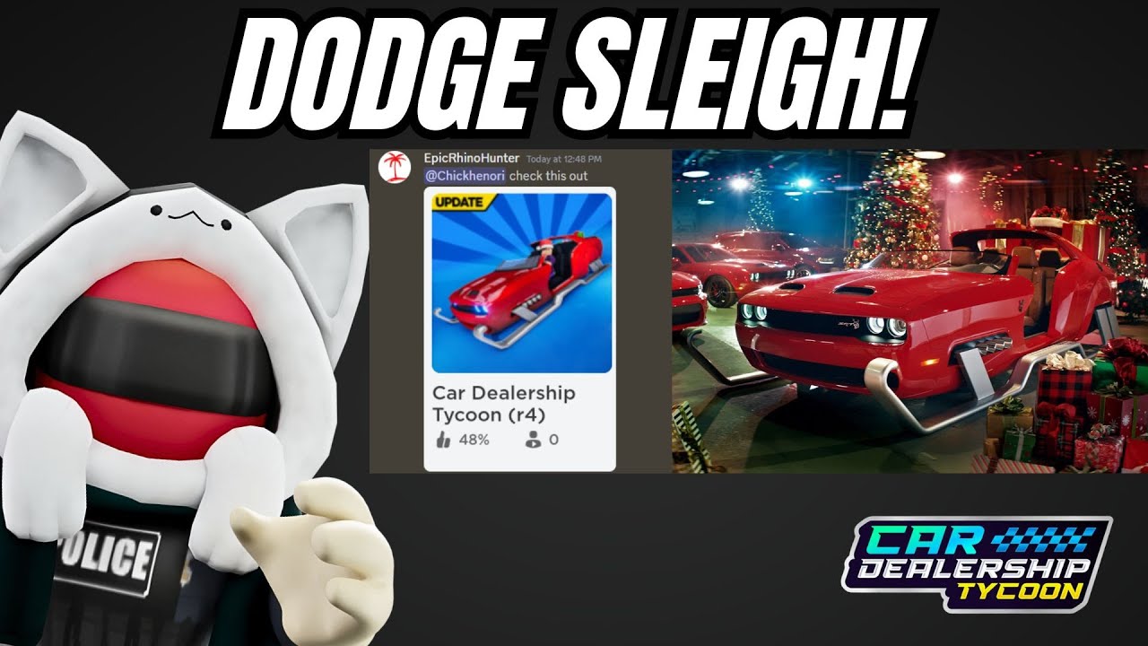🔥DODGE SLEIGH in Car Dealership Tycoon!! #cardealershiptycoon - YouTube