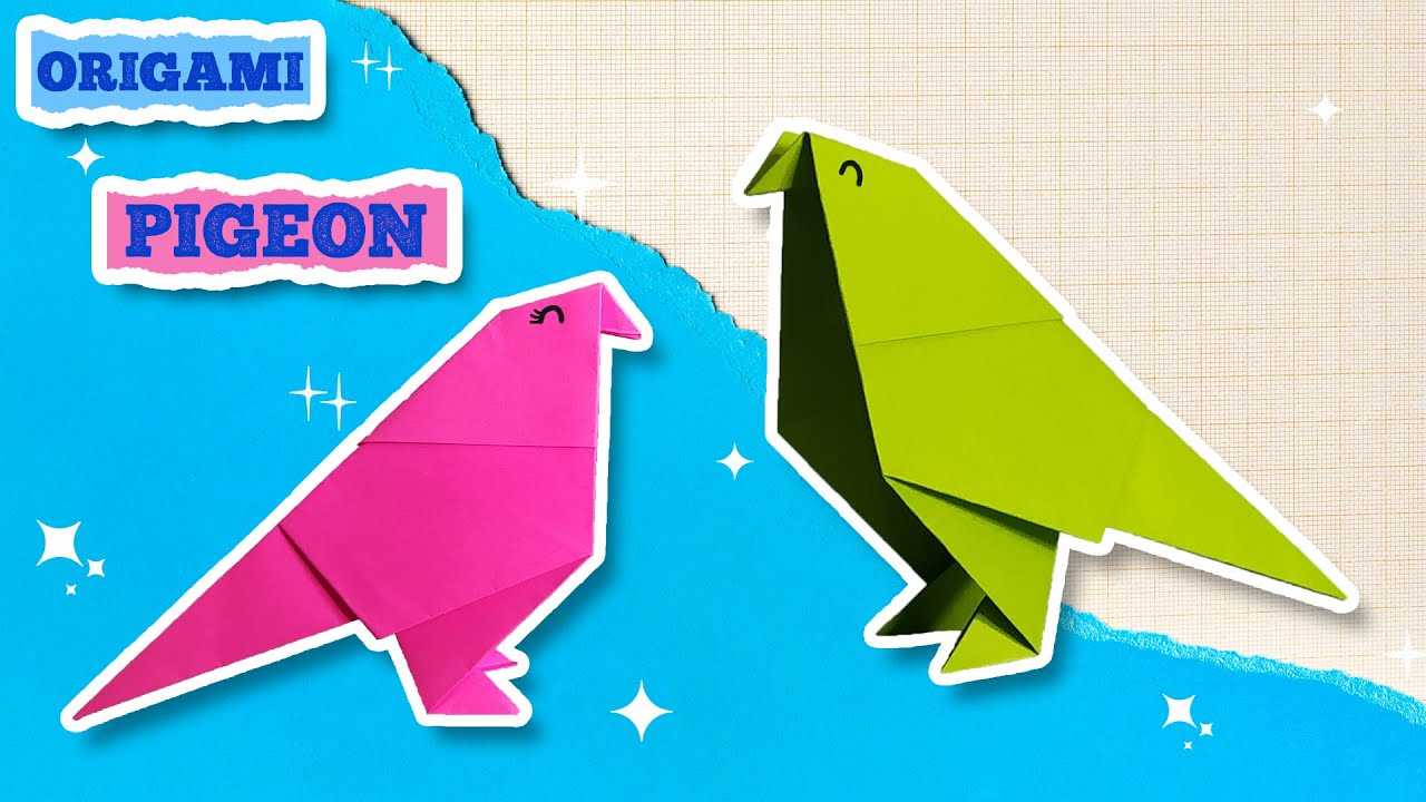 From a Single Sheet of Paper: Creating a Stunning Origami Pigeon | Best ...