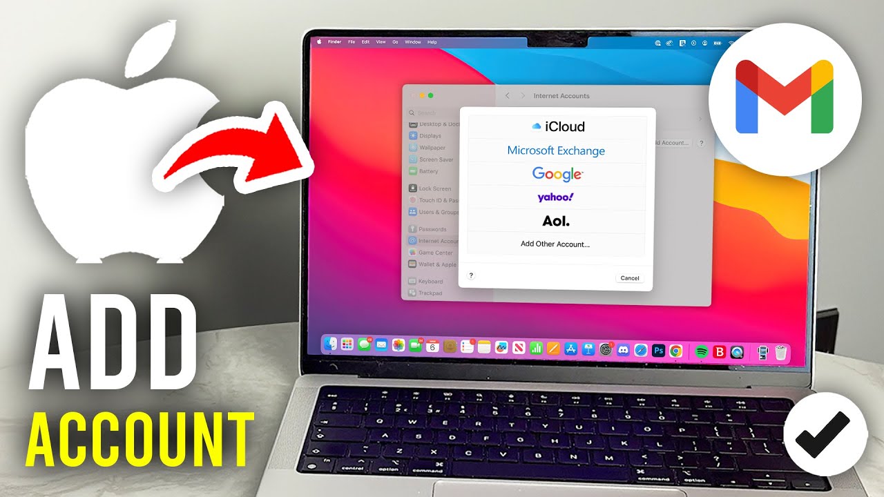 How To Add Gmail On MacBook or iMac - Full Guide - YouTube