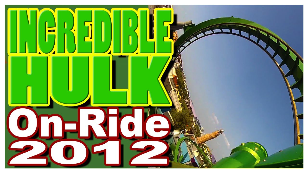 Incredible Hulk Roller Coaster On-Ride and Review - YouTube
