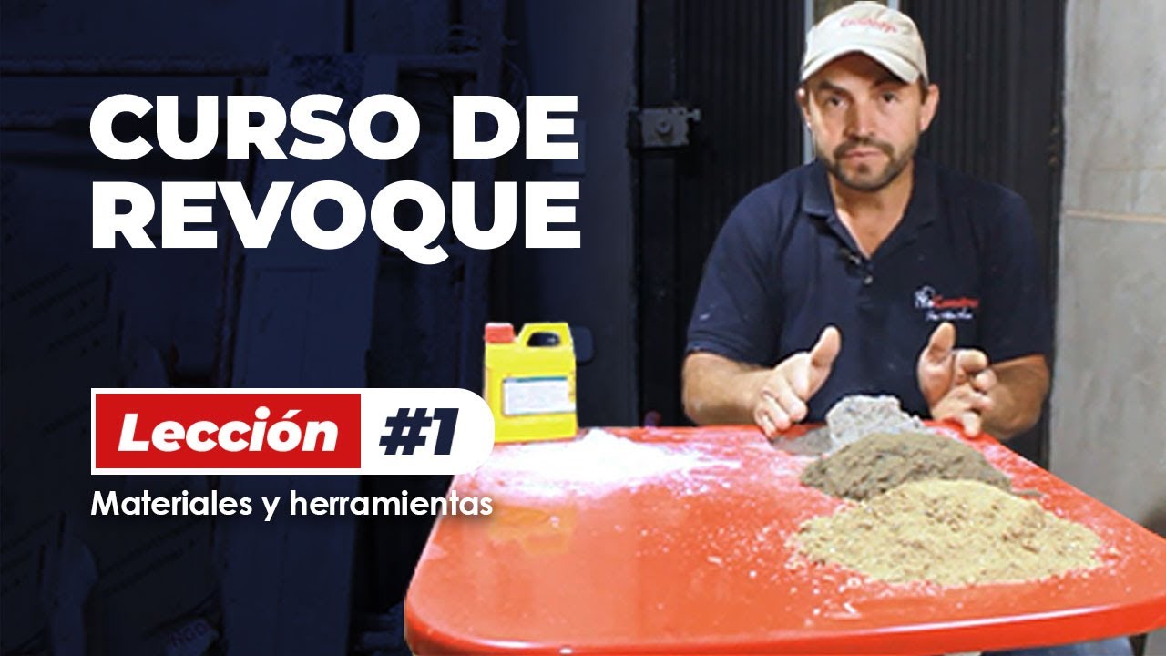 📚 LECCIÓN 1: Materiales y herramientas ESENCIALES para un revoque ...