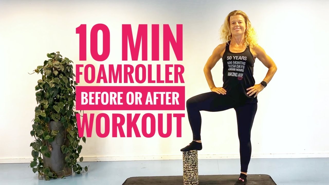 10 MIN GUIDED FOAM ROLLER FULL BODY WORK /WARM UP OR POST WORK /SELF ...