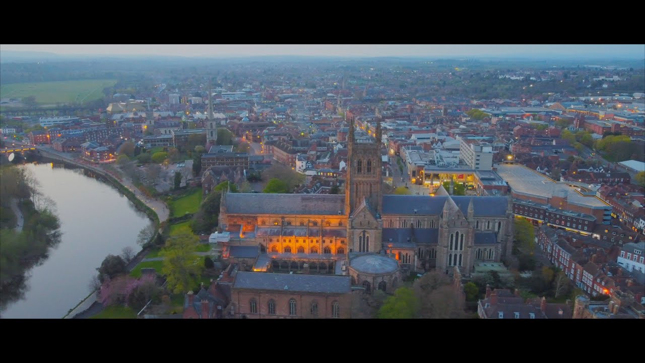 Worcester City 4k drone footage - YouTube