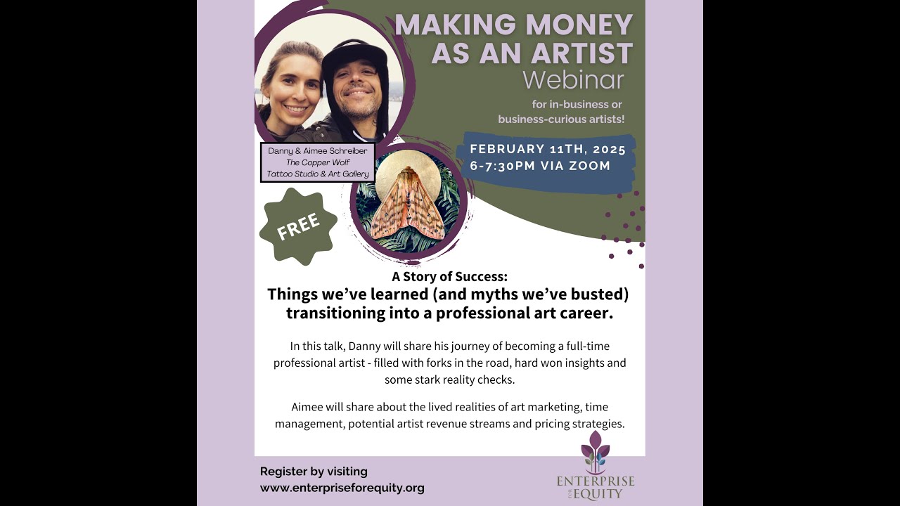 Making Money as an Artist with Danny and Aimee - YouTube