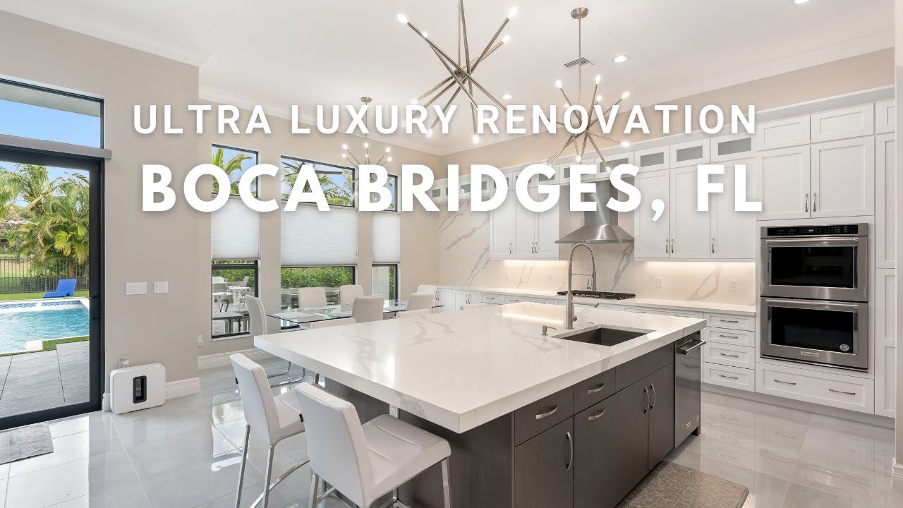 Ultra Luxury Renovation In Boca Bridges, Florida!! - YouTube