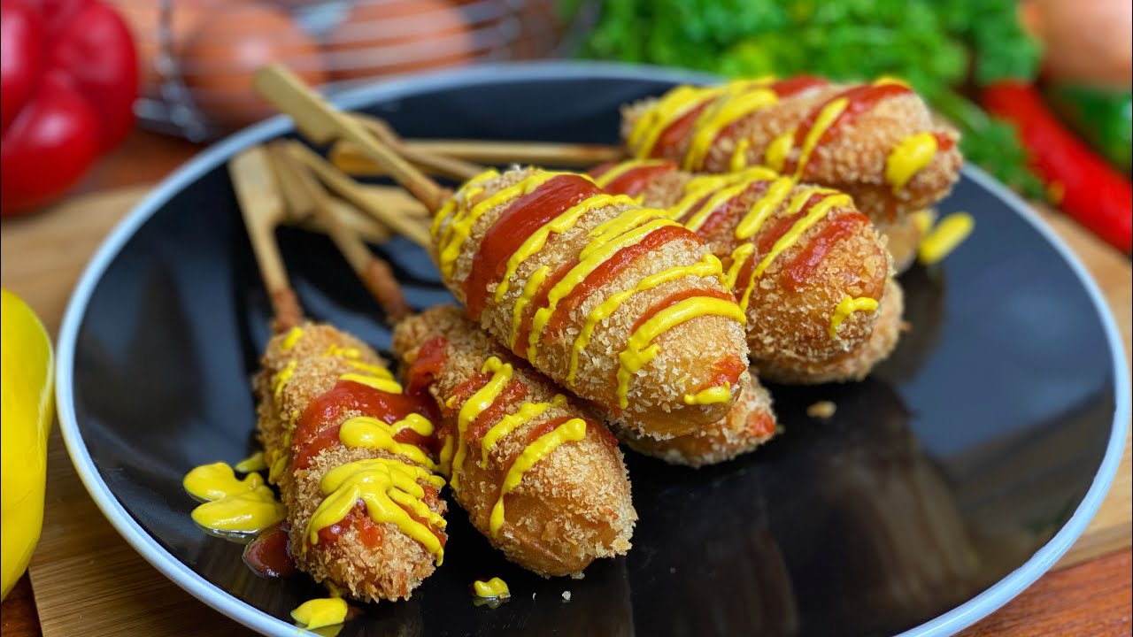Corn Dogs Recipe, It is so delicious that you will keep making it over ...