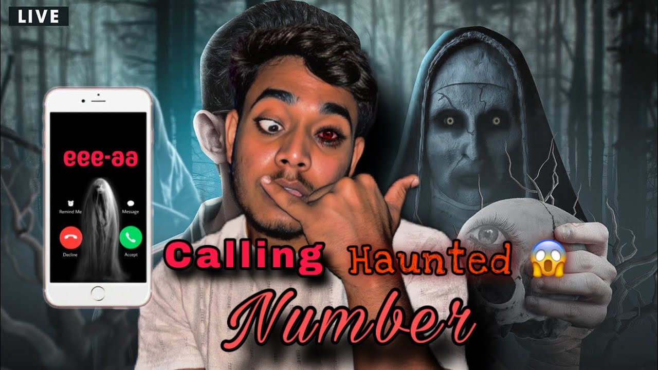 Calling HAUNTED Numbers You Should Never Call at midnight!! *call ...