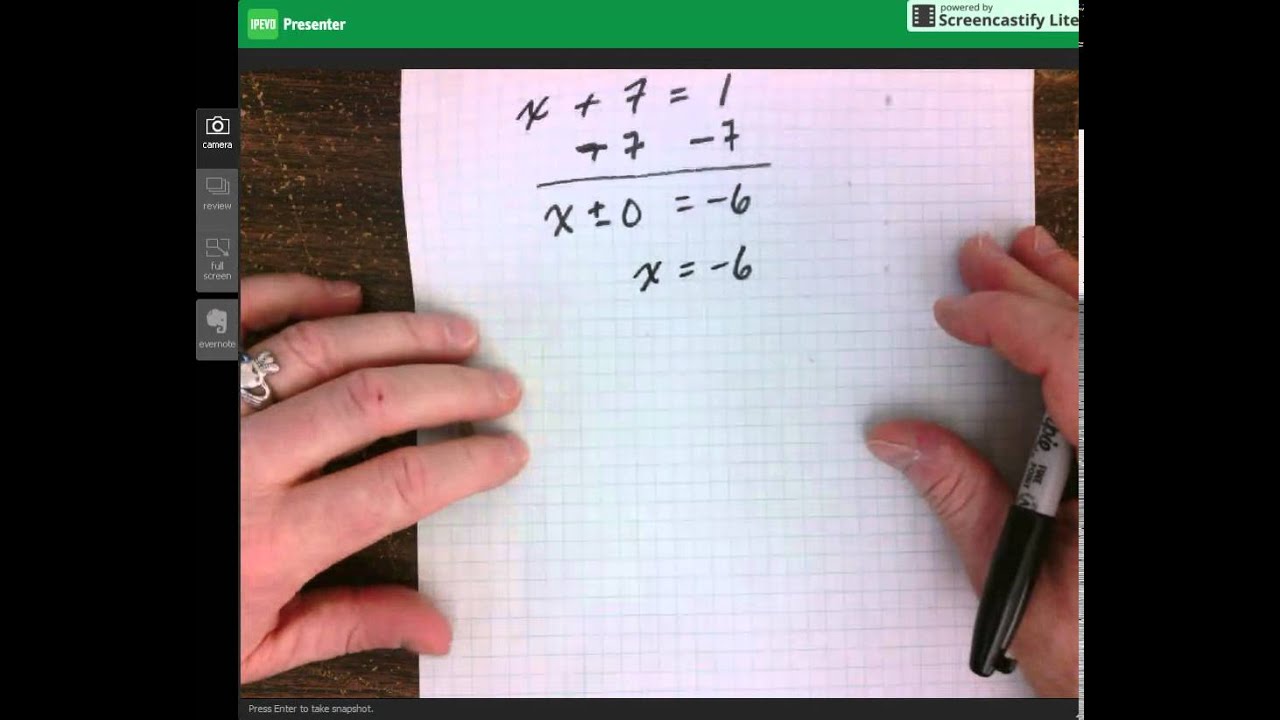 Solving One-Step Operations - YouTube