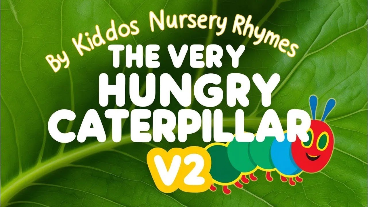 The Very Hungry Caterpillar V2 | Kids' Song with Lyrics | 4K - YouTube