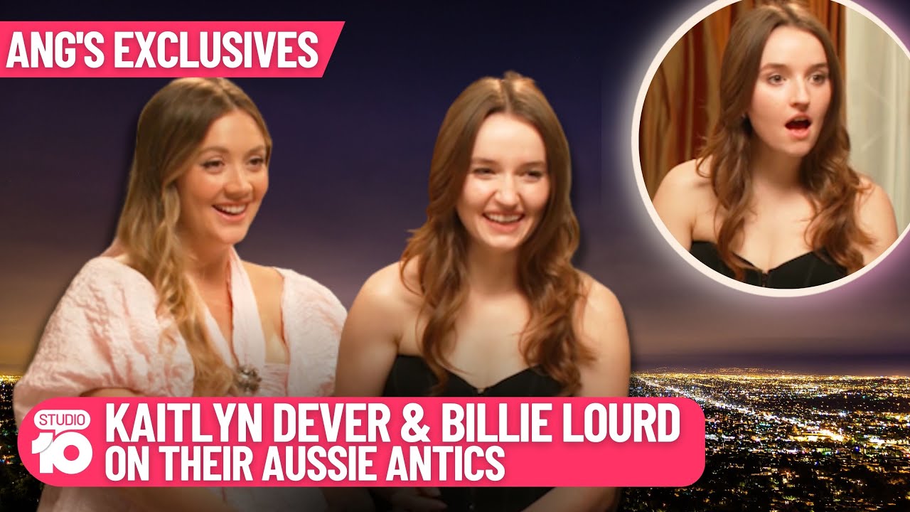 Kaitlyn Dever & Billie Lourd On Their Aussie Antics | Studio 10 - YouTube