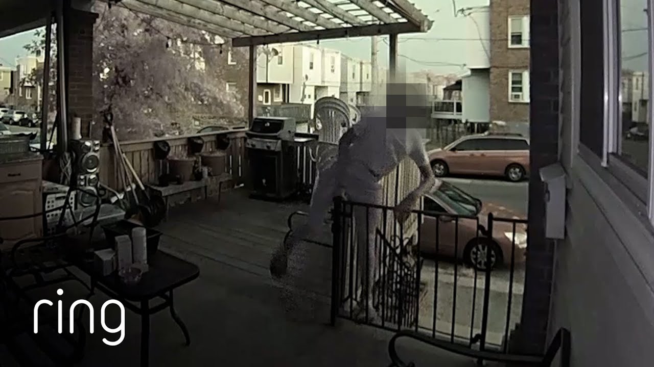 Stranger Met With Motion Warning as He Tried to Jump a Front Gate ...