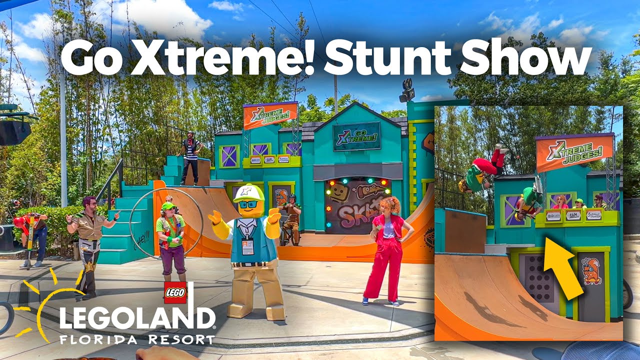 LEGO Stunt Show – Go Xtreme! at LEGOLAND Florida - YouTube