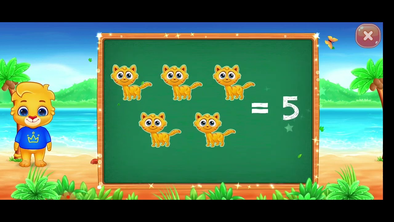 Counting Five Cats ( 5 ) Shorts - YouTube