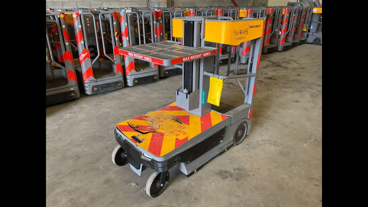 2017 Jungheinrich EKM 202 Order Picker/Maintenance Lift (3812/70) - YouTube