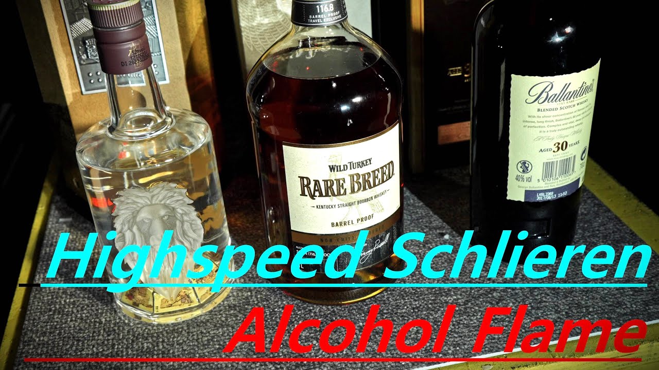[Highspeed Color Schlieren & Flame Visualization] Alcohol Flame ...