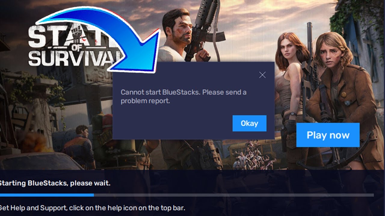 Cannot Start BlueStacks.Please Sand a Problem Report.Fix a Problem ...