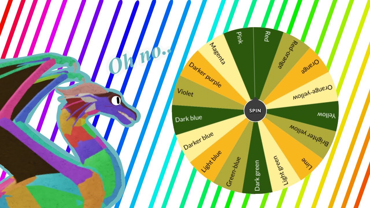 A magic wheel creates my Rainwing OC // Roblox Wings of Fire - YouTube