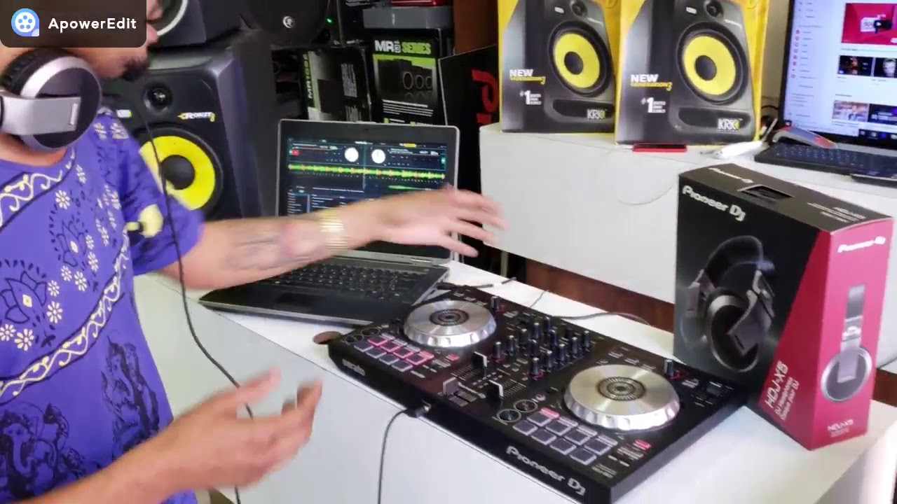 DDJ SB3 Pioneer Tutorial primeiro passos serato Lite Dj Rafa Vinicius ...