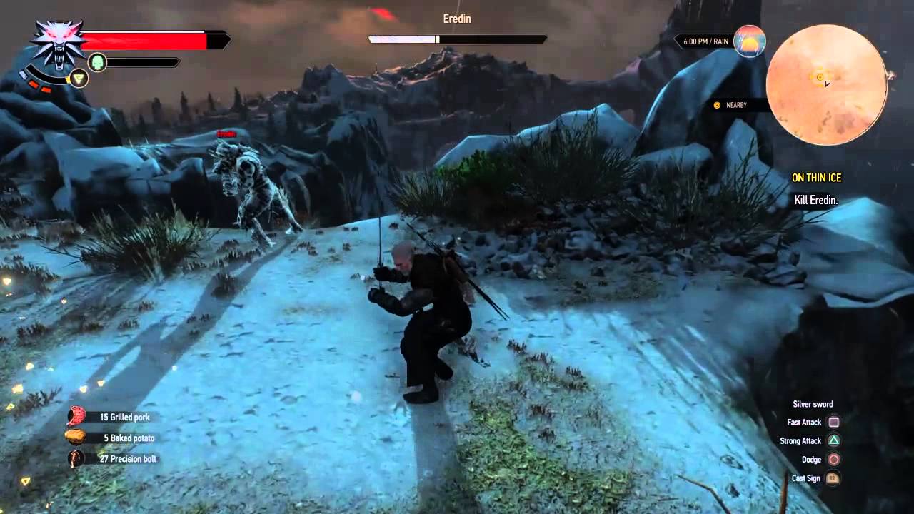 The Witcher 3: Wild Hunt - Final Boss Fight - Eredin - YouTube