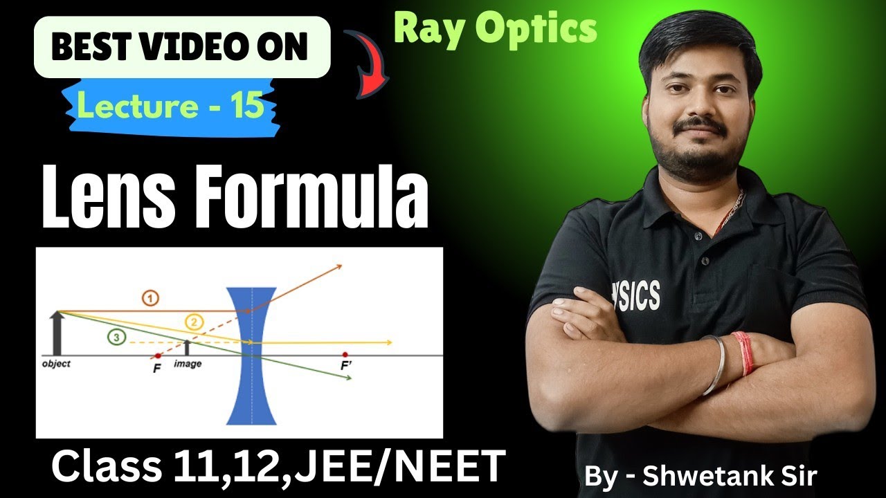 15.Lens Formula for Concave lens | Class 12th Physics| Ray Optics #lens ...