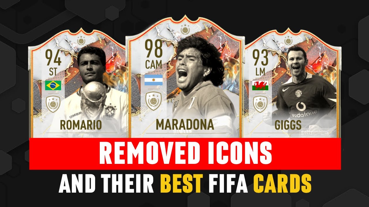 BEST CARDS of All REMOVED Icons From FIFA! 😨😭 - YouTube