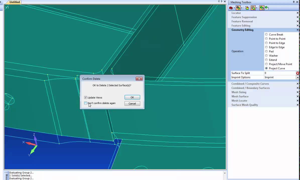 Femap v11.2 - Geometry Modeling Enhancements - 2 - YouTube