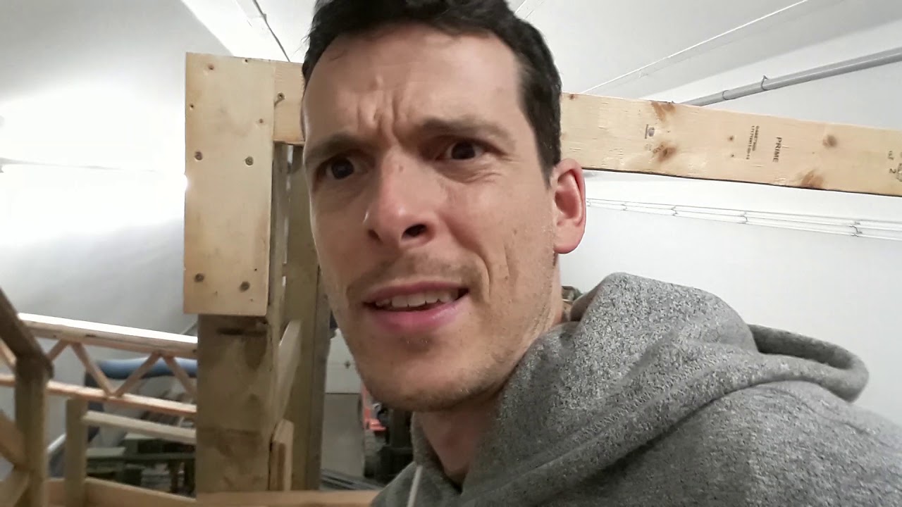 Shop Improvement; removable mezzanine railing - YouTube