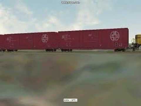 MSTS ATSF 5904 West - YouTube
