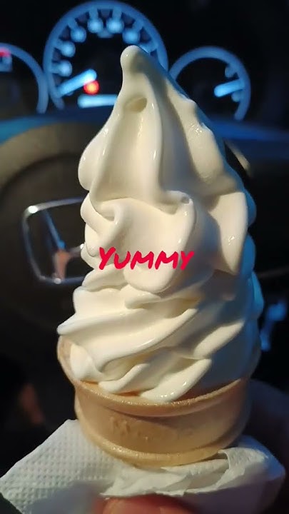 drive thru es krim cone MCD Yummy #shorts - YouTube