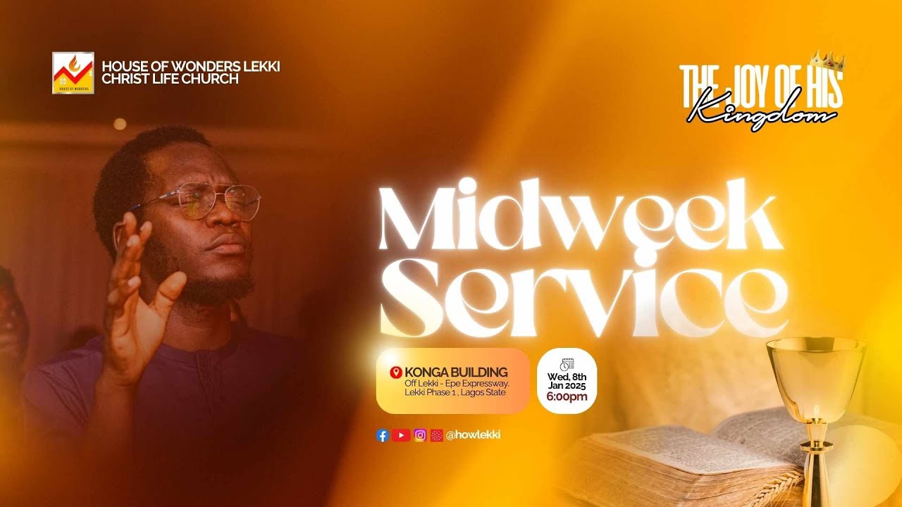 THE YEAR OF OUR GREAT JOY// MIDWEEK SERVICE/ WEDNESDAY JAN 8 2025 - YouTube